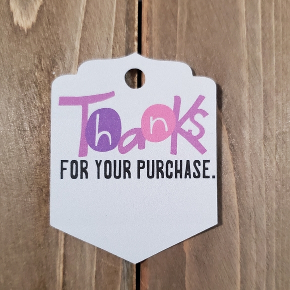 Office | Thank You Tags Product Customer Tag Newbright Bo | Poshmark